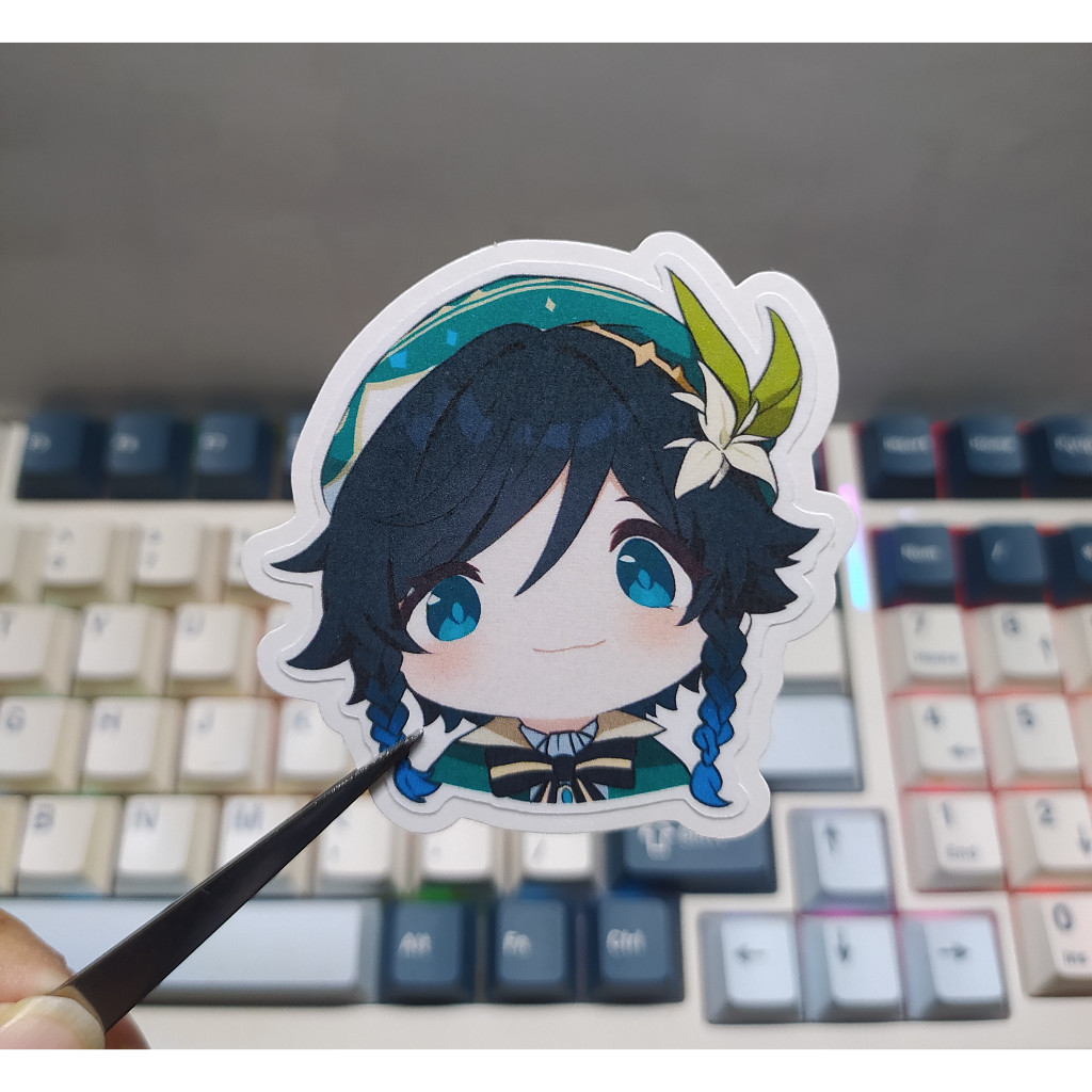 Venti - Genshin Impact Meme Stickers Wide Face Series ( Laminated ...