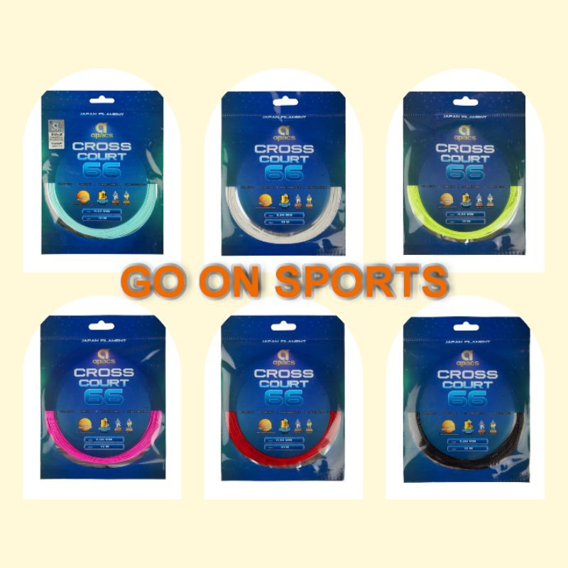 APACS CROSS COURT 66 BADMINTON STRING | Shopee Philippines