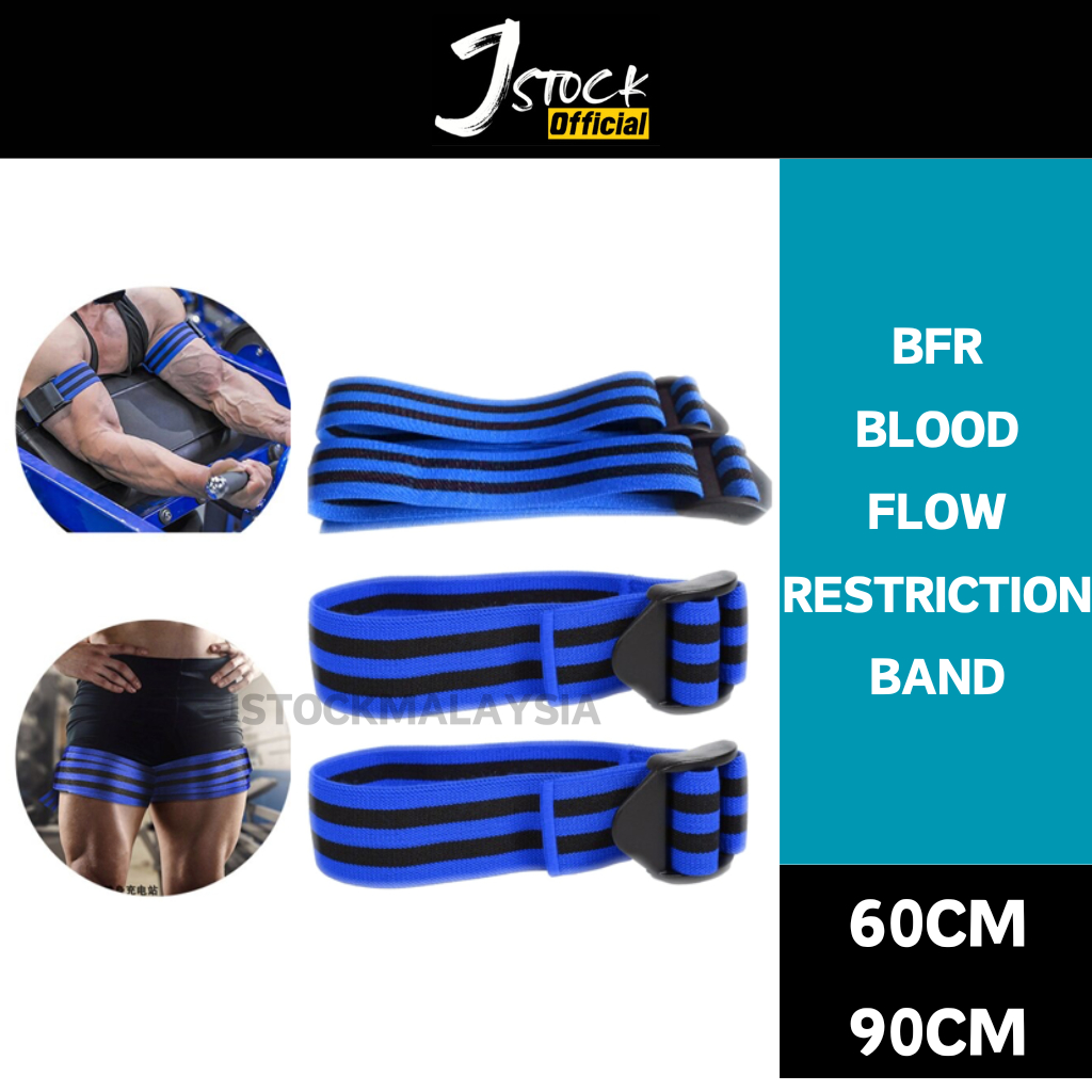 ReadyStock-2Pcs BFR Blood Flow Restriction Bands Belt Strap Occlusion ...