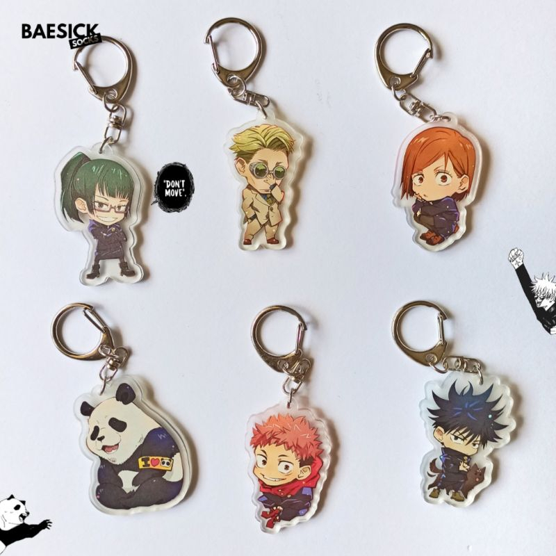 BA Jujutsu Kaisen Acrylic Keychain Anime High Quality Sukuna, Itadori ...