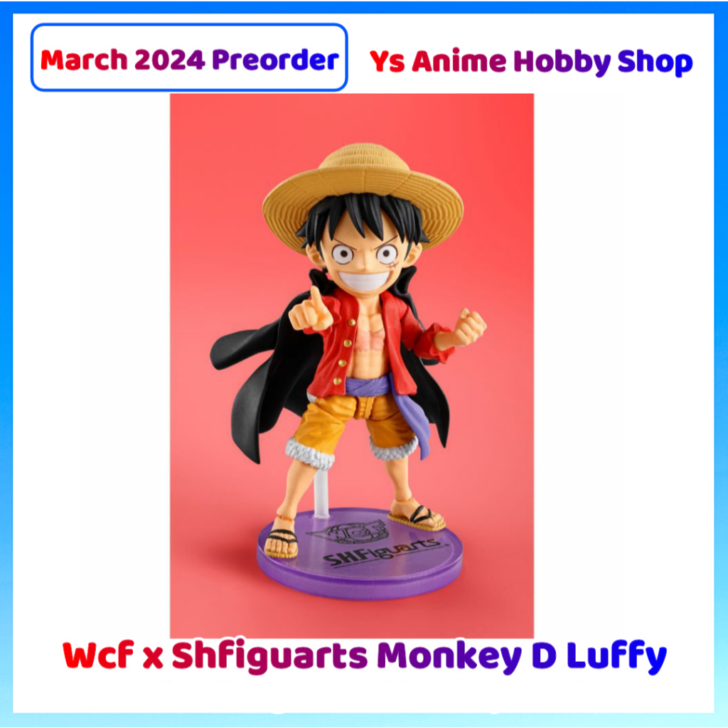 One Piece Bandai WCF x Shfiguarts Monkey D Luffy Anime Figure | Shopee ...