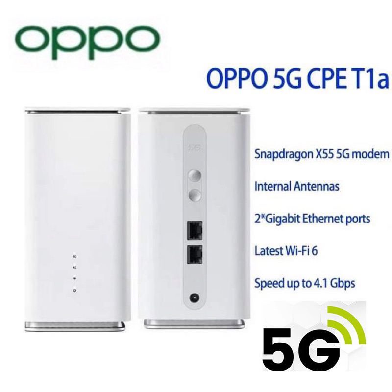 OPPO 5G CPE T1a Huawei Zte router Qualcomm Snapdragon X55 dual-mode ...