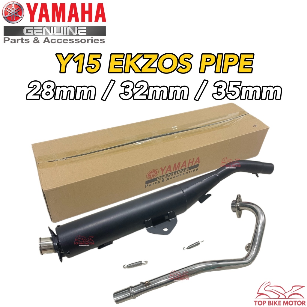 YAMAHA Y15 Y15ZR V1 V2 EKZOS PIPE EXHAUST PIPE CUTTING HPSP 28MM / 32MM ...