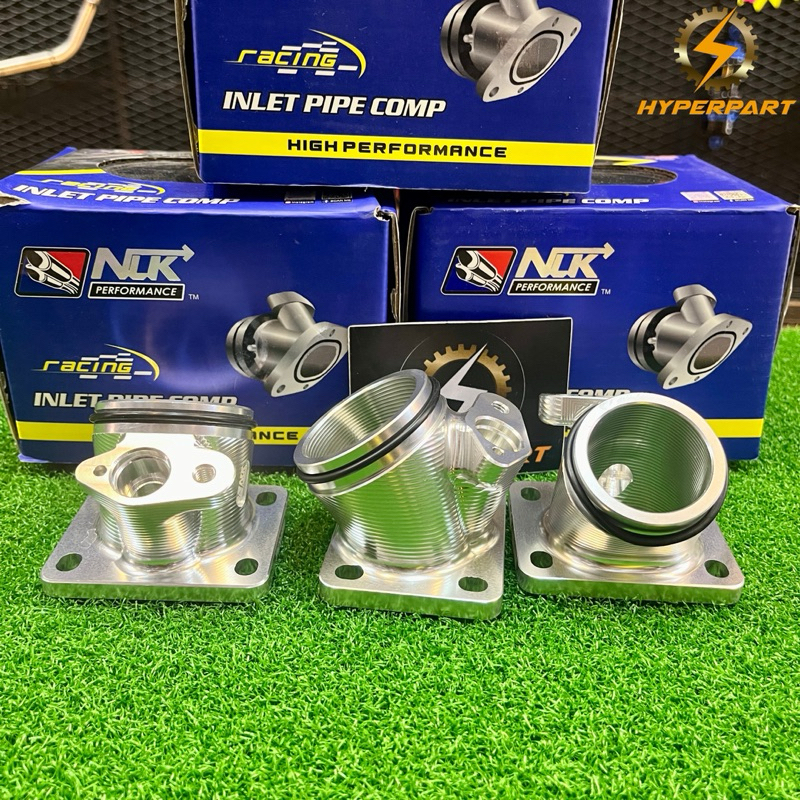 NLK PERFORMANCE RACING INTAKE PIPE OVAL CNC CHROME Y15ZR 34MM 36MM 38MM ...