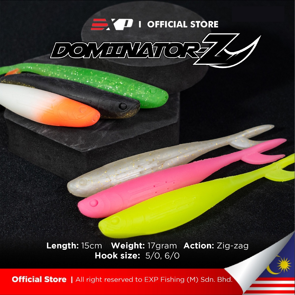 EXP DOMINATOR Z Soft Plastic SP Lure Set (15cm) | Shopee Philippines