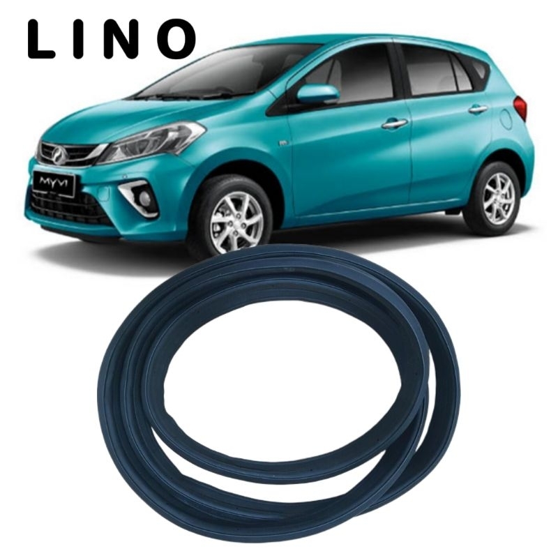 PERODUA MYVI D20N BOOT LID RUBBER/TRUCK LID RUBBER/TAIL GATE RUBBER ...
