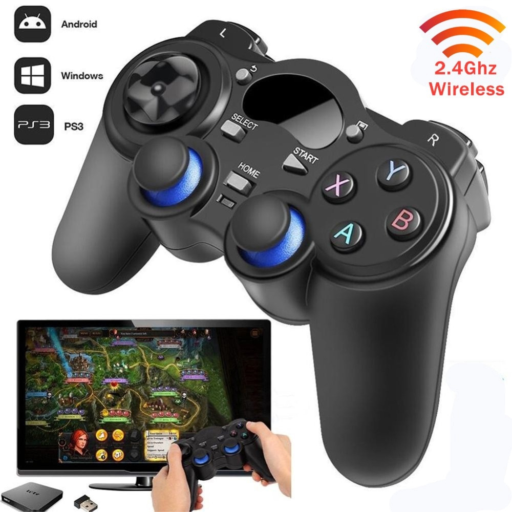 Gaming Console Joystick Game pad 2.4G Wireless Game Controller Gamepad ...