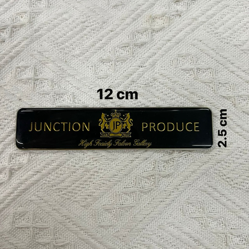 L-467 / 500: Aluminium JP JUNCTION PRODUCE Car Body Trunk Emblem Badge ...