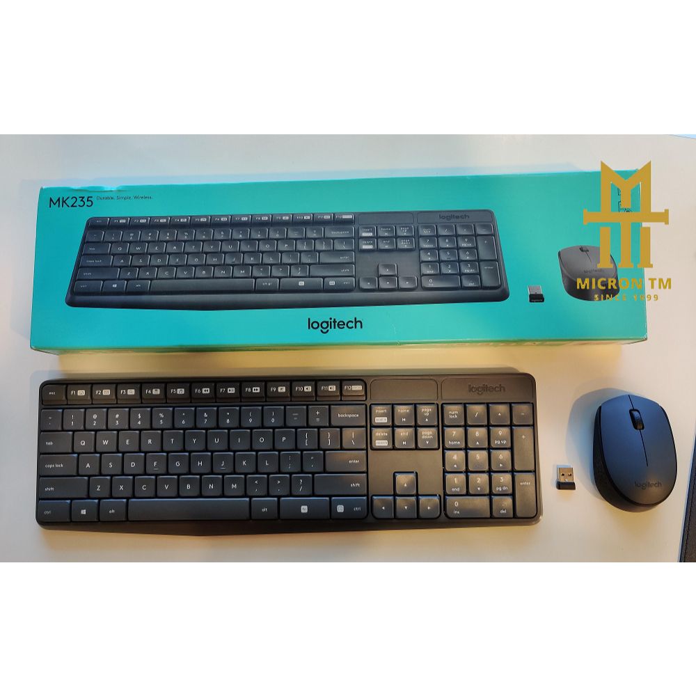 Logitech Mk235 Wireless Keyboard And Mouse Combo Shopee Philippines