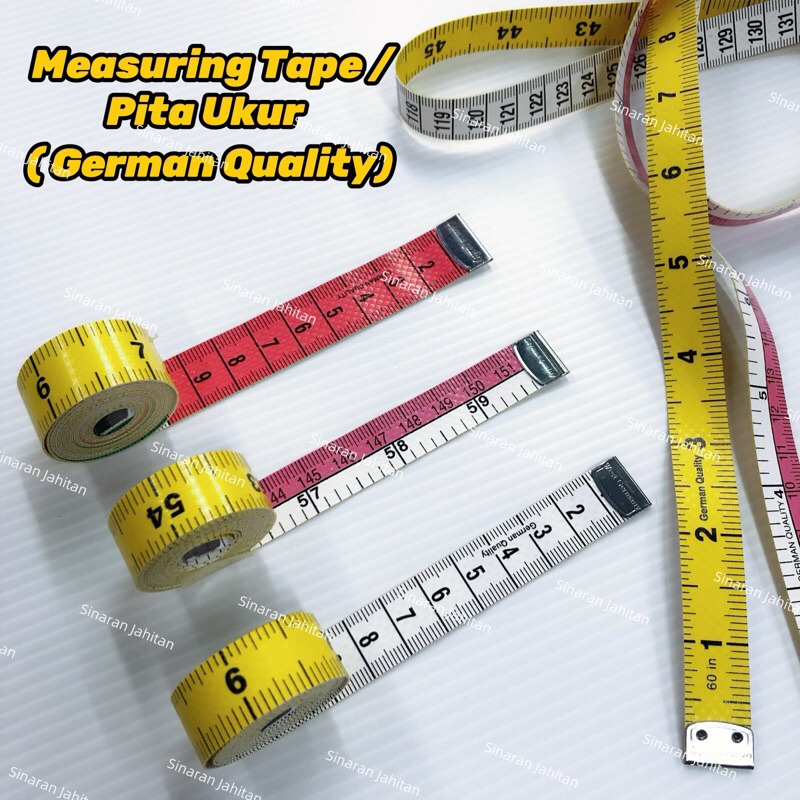 Measuring Tape / Pita Ukur/Tali Tape Kualiti Elok (Panjang 60 inci ...
