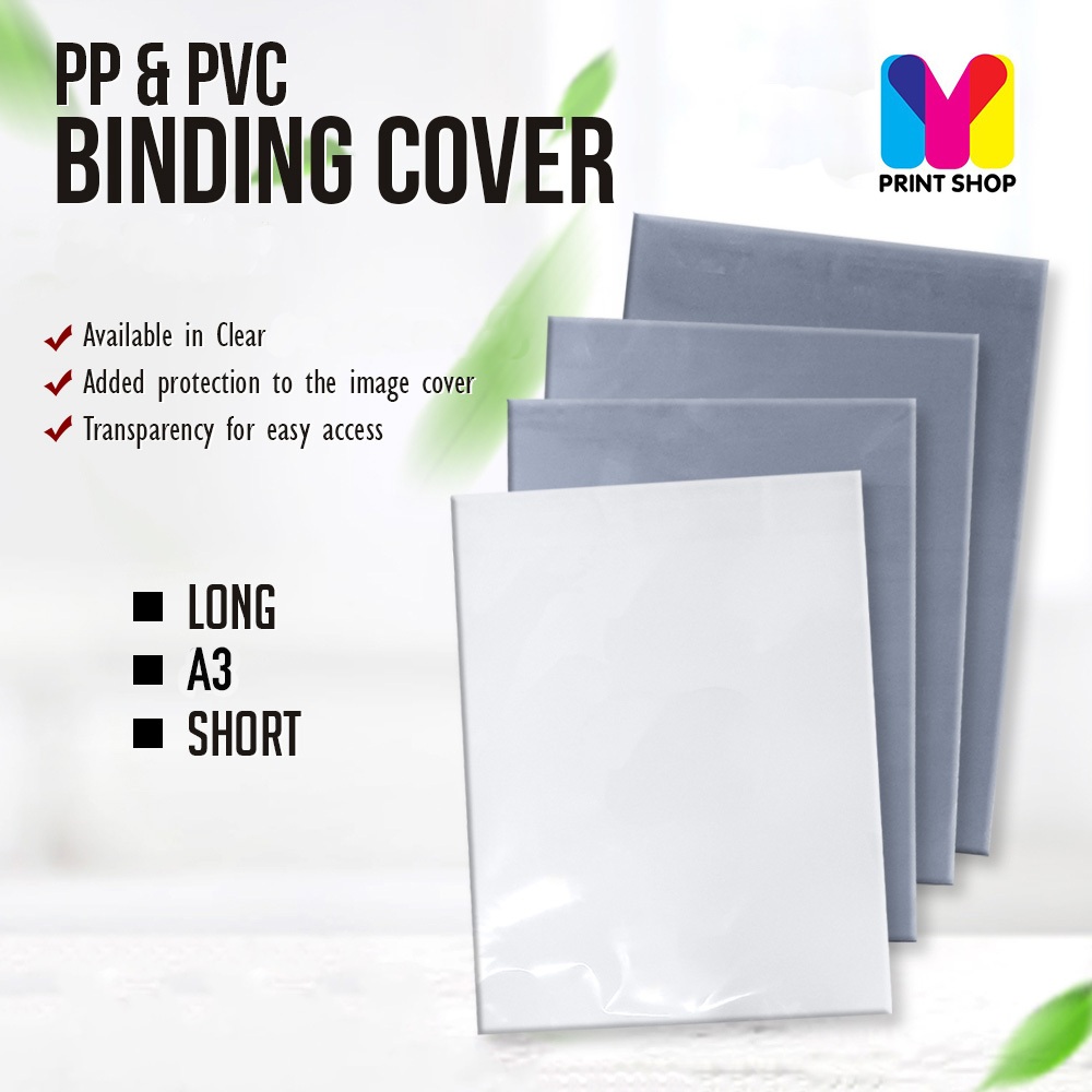PVC Binding Cover A3 Plastic Cover PVC Rigid Sheet 10 / 50 Sheets ...