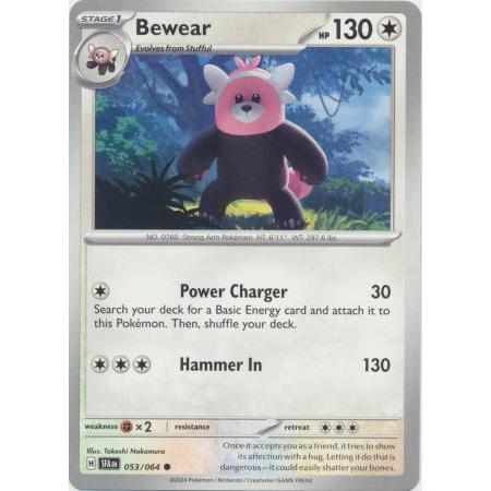 Pokemon SV6.5 Bewear - 053/064 - Common | Shopee Philippines