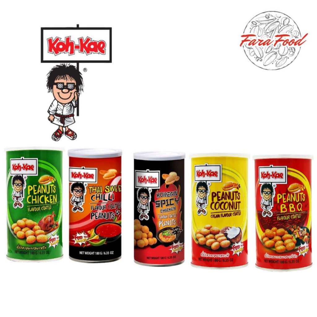 Snack Snacks Peanut Food Halal Chili Kacang Koh Kae Thai Korean Spicy ...