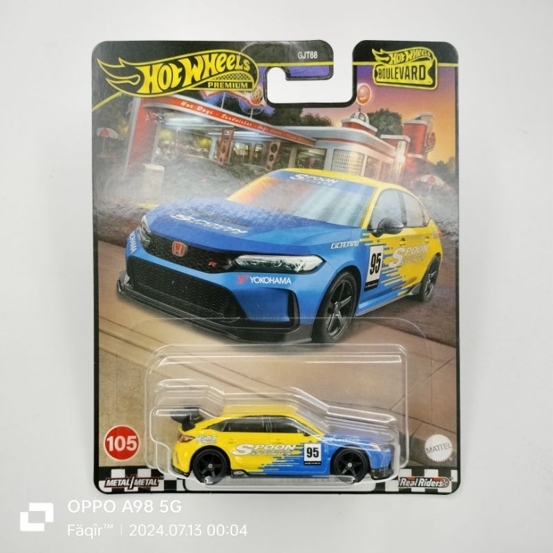 2024 Hot Wheels Boulevard 105 '24 Honda Civic Type-R Factory Defect / Error | Shopee Philippines