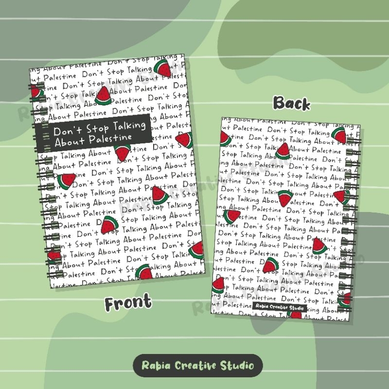 Notebook (A6) - Don't Stop Talking About Palestine | Shopee Philippines