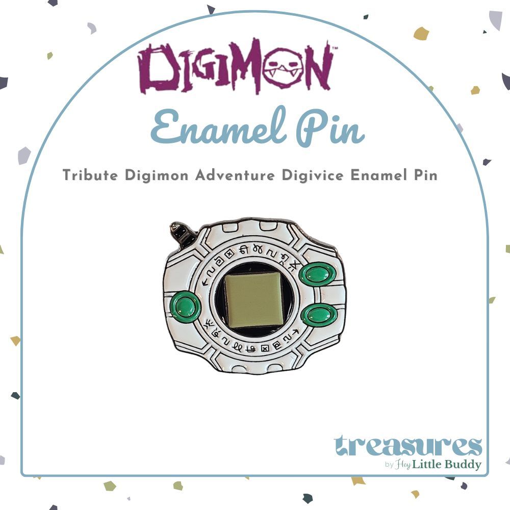Digimon Adventure Digivice Enamel Pin Hard Taichi Tribute Custom Fan ...