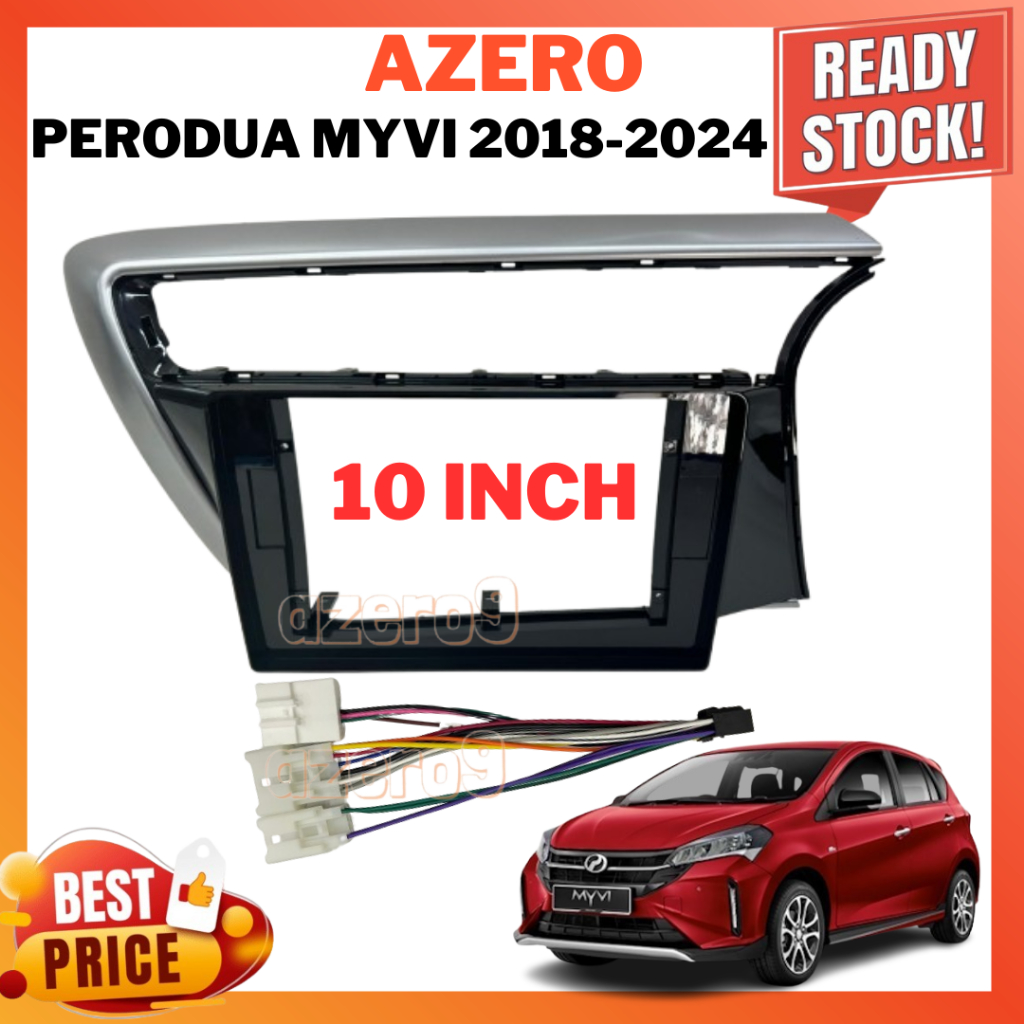 Android Player Casing 10" Perodua Myvi 2018-2024 (with/without socket ...