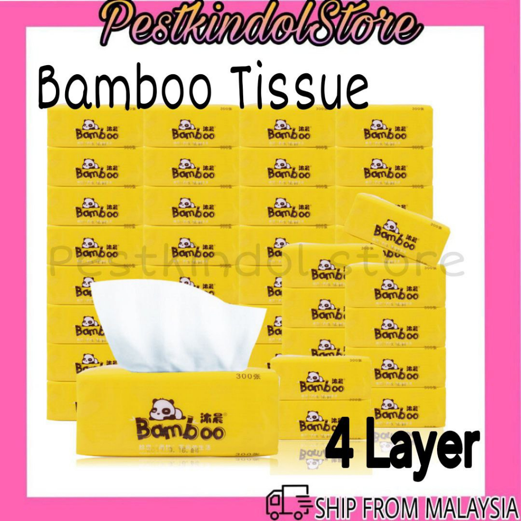 4ply Premium Bamboo Tissue Paper Highly Absorption Soft & Comfortable ...