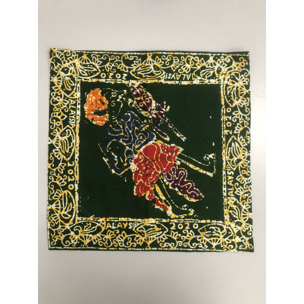 Batik Cotton Handkerchief Handmade Souvenir Sulam Tangan Pekasam Kapas ...
