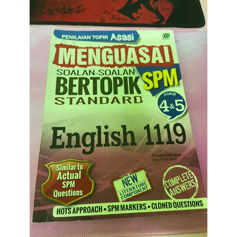 ENGLISH 1119 STANDARD SPM FORM 4/5 | Shopee Philippines