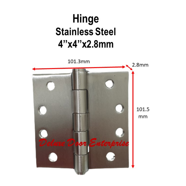 Door Hinge / 4 Inch Hinge / Hinges / Hinge Stainless Steel | Shopee ...
