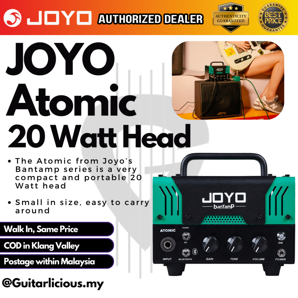 JOYO AtomiC Bantamp Hybrid Preamp Tube Amplifier (JOYO ATOMIC) Hybrid ...