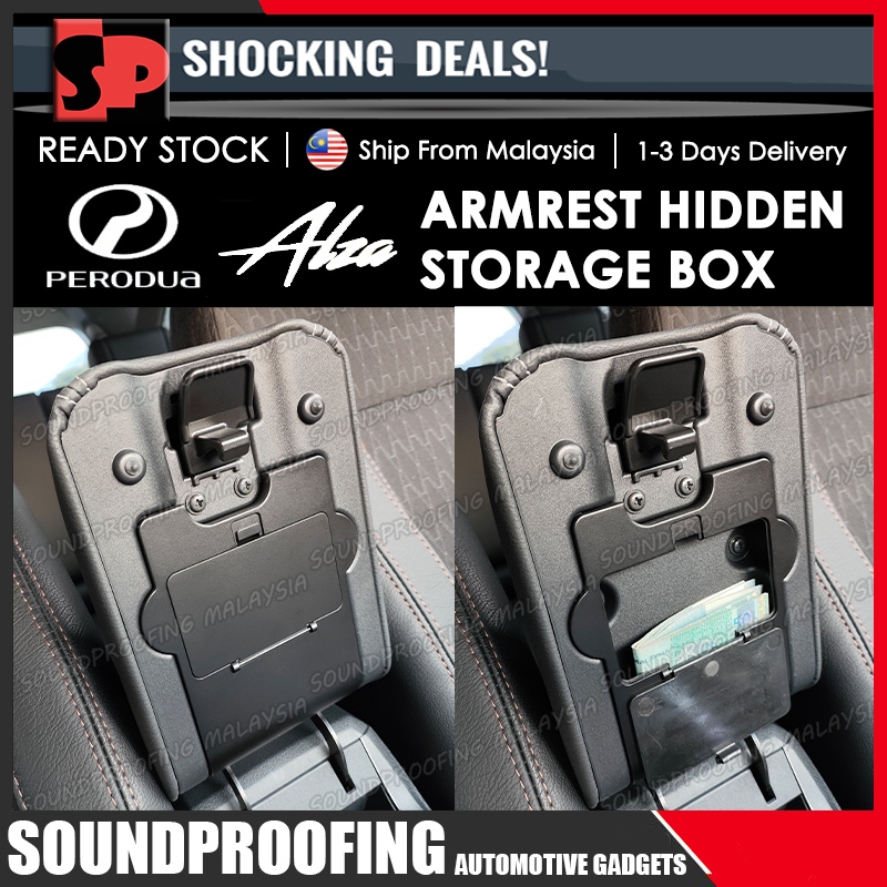 Perodua Alza AV 2022-2025 Armrest Hidden Storage Box | Shopee Philippines