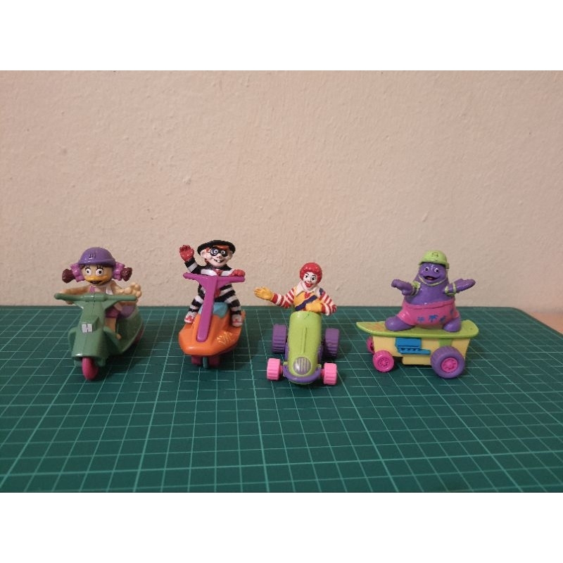 McDonald's 1994 Rev-up Vintage Happy Meal Mcd Complete Set | Shopee ...