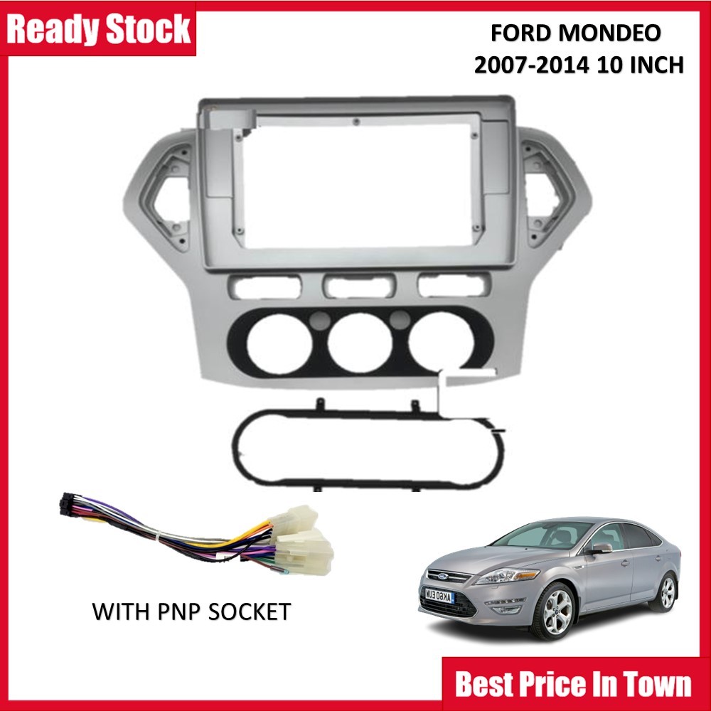Android Player Casing FORD MONDEO 10'' 2007-2014-SILVER (WIth PNP ...