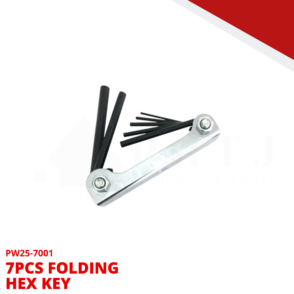 7PCS FOLDING HEX KEY (PW25-7001) | Shopee Philippines