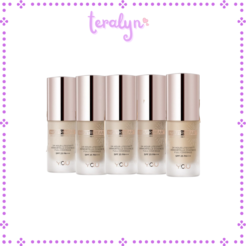 Y.O.U NoutriWear+ Velvet Liquid Foundation 20ml | Shopee Philippines