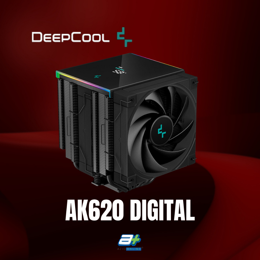 DEEPCOOL AK620 DIGITAL AIR COOLER - BLACK EDITION | Shopee Philippines