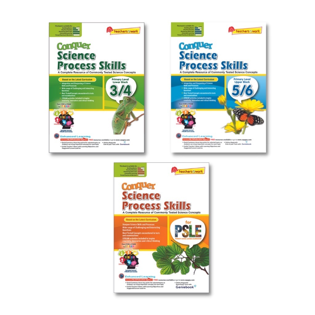 Conquer Science Process Skills Book 3 - 6 Topical Primary Science ...
