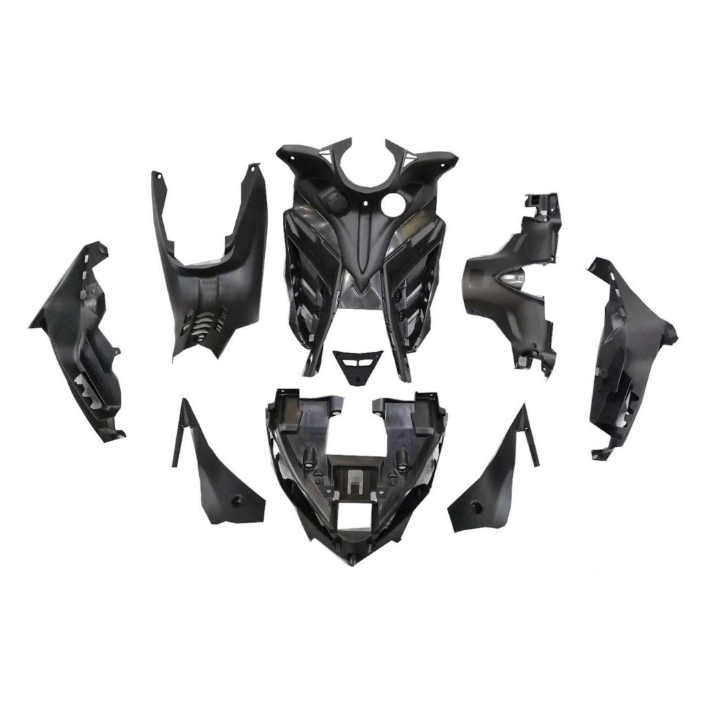 LC V4-V7 HITAM CAVER INNER COVER FULL COMPLETE SET 100% HLY FOR YAMAHA ...