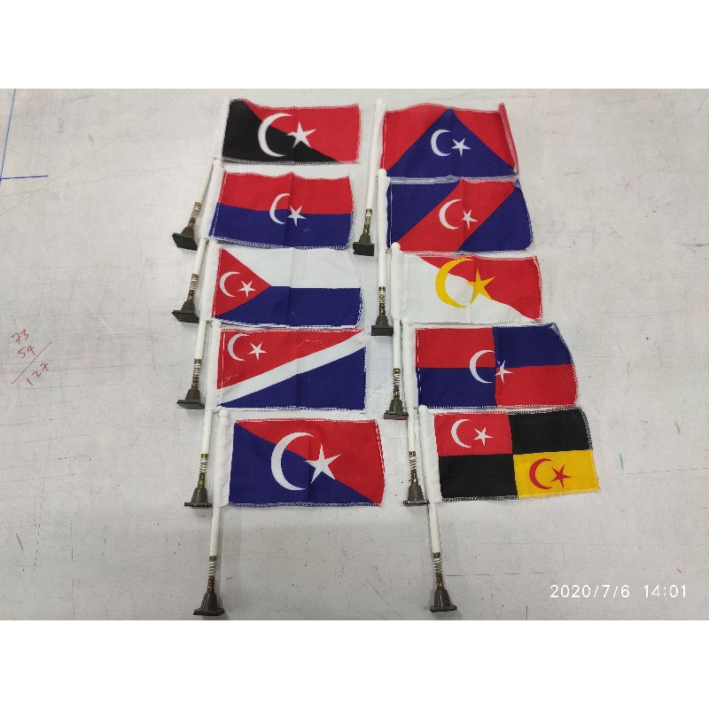 (Cotton) Bendera Johor All Daerah Spring Flag | Shopee Philippines