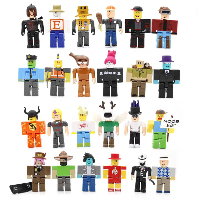 1 PC Roblox Figure Miniature Set Block Minecraft Survival Game ...
