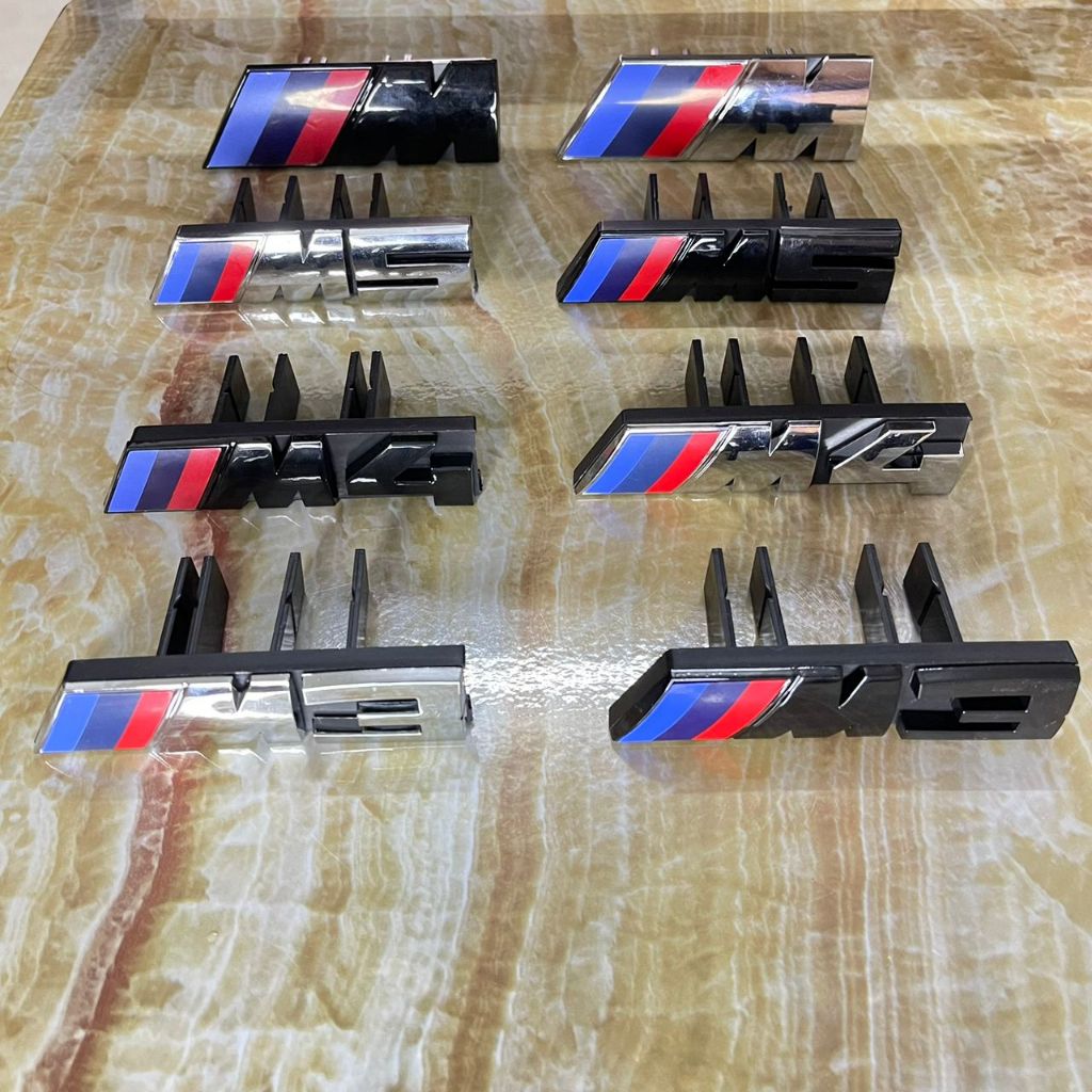 M Power front grille logo for emblem BMW M1 M2 M3 M4 M5 M6 M7 emblem ...