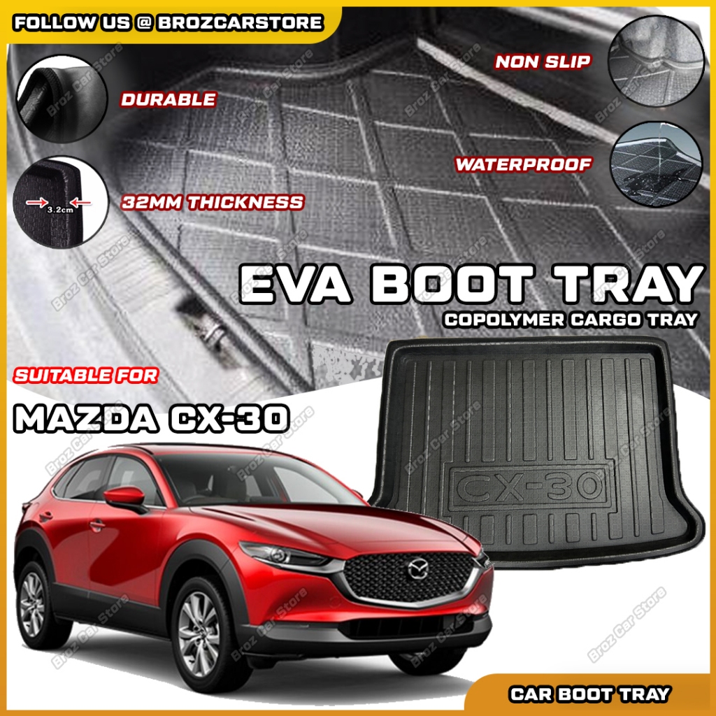 For Mazda CX30 EVA Copolymer Car CX-30 Boot Tray Luggage Cargo Trunk ...