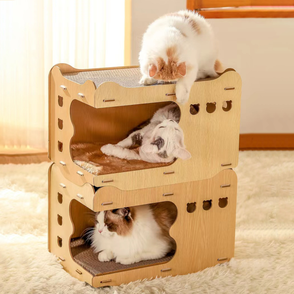 Cat Scratcher Box Heavy Duty Scratch Pad Cardboard Cat Scratcher ...