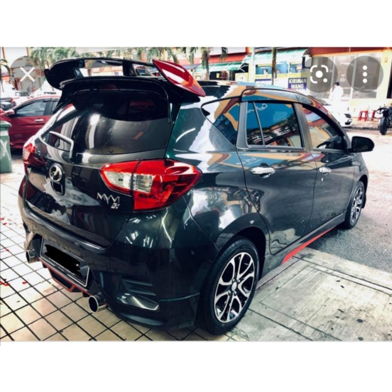 Perodua Myvi Amg Abs Spoiler with panting | Shopee Philippines
