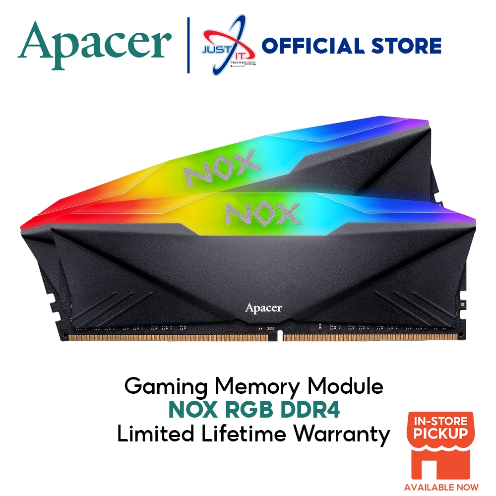 Apacer Nox 3200MHZ RGB Aura Gaming RAM (16GB) | Shopee Philippines