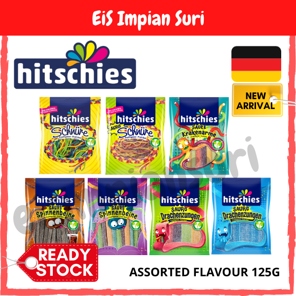 Hitschler Hitschies Assorted Flavour 125g Jelly Belly Candies | Shopee ...