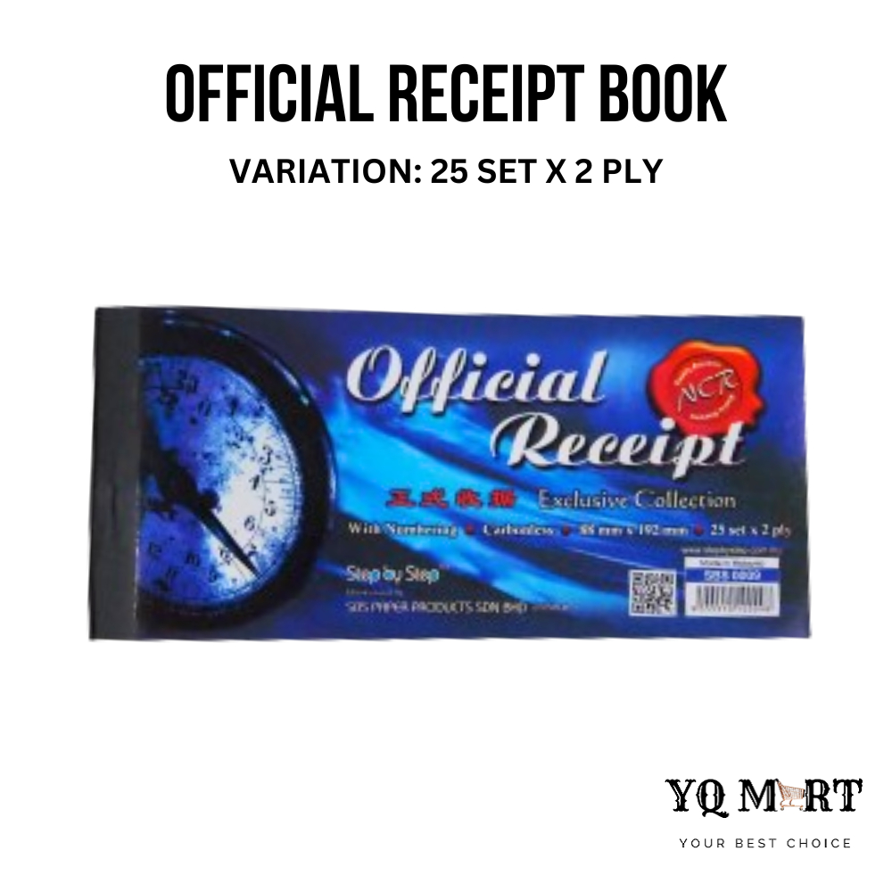 Official Receipt Book With Numbering 2PLY/ Buku Resit | Shopee Philippines