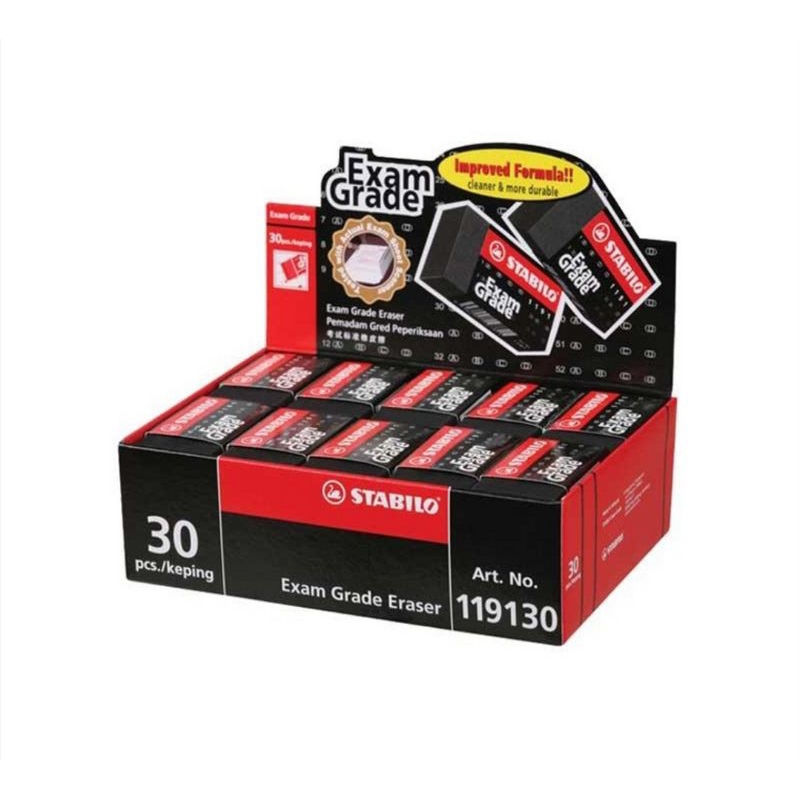 STABILO EXAM GRADE ERASER (1191) (PER PCS) | Shopee Philippines