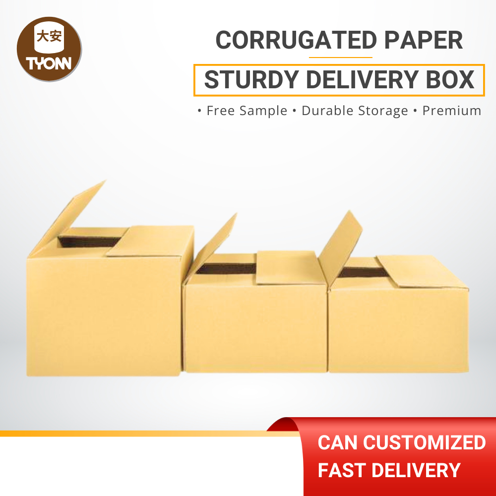 Tyonn Sturdy Kotak Penghantaran Delivery Box Carton Packaging Courier ...