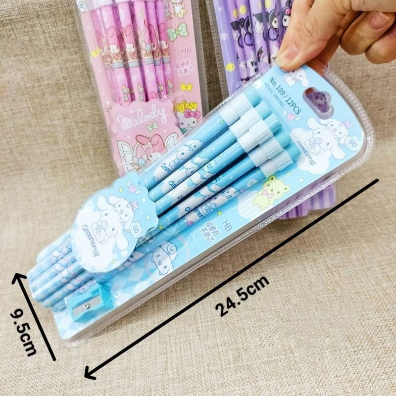 Cinnamoroll Pencil Set Kids 12pcs | Shopee Philippines
