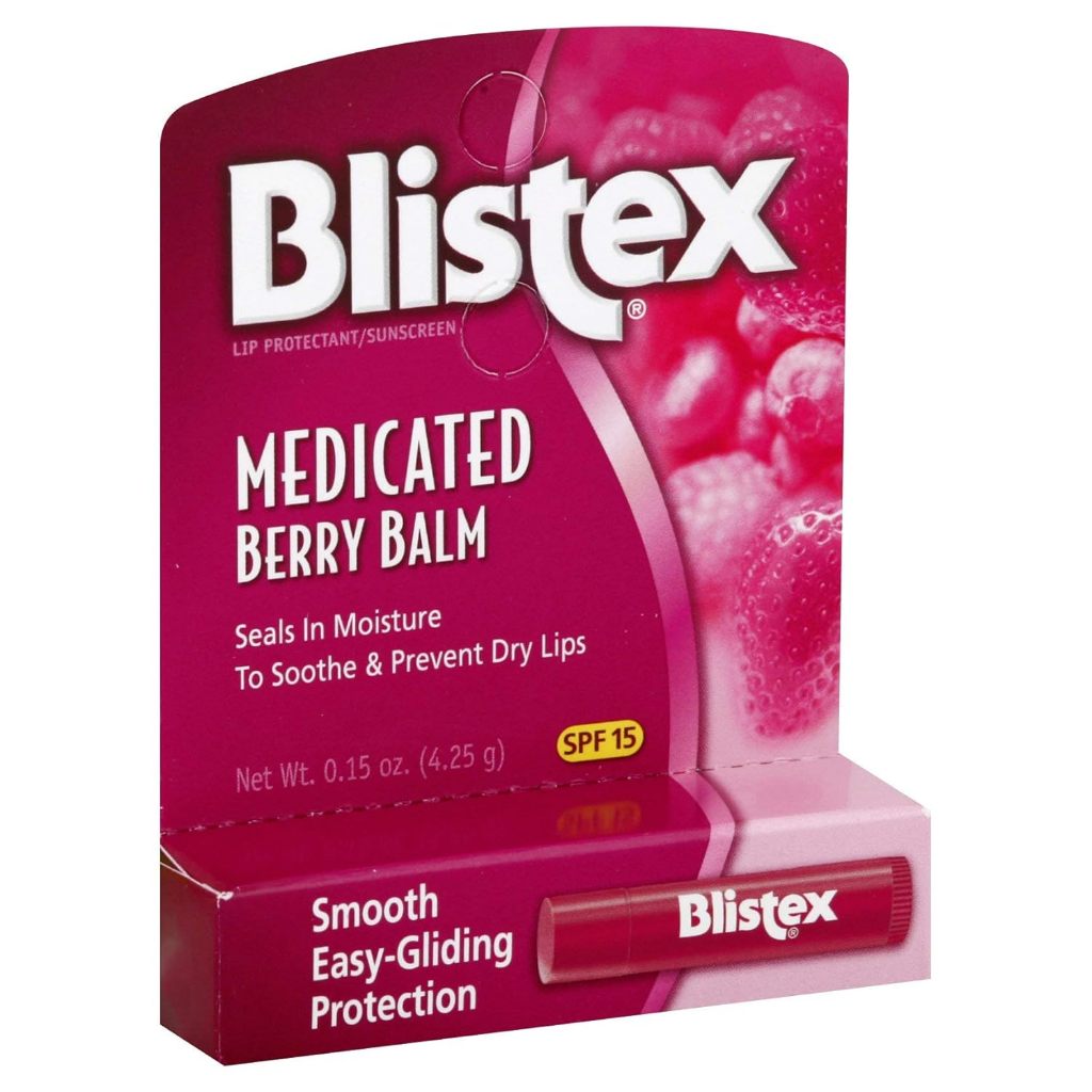 Blistex, Medicated Lip Protectant, Lip Balm, SPF 15, Berry (4.25 g ...