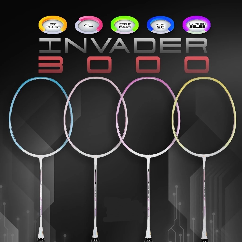 Apacs Invader 3000 Badminton Racket (Racket Only) | Shopee Philippines