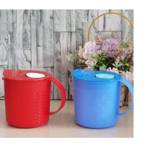 Tupperware Crystalwave Pitcher 1L Microwveable Jug Coral Blossom ...