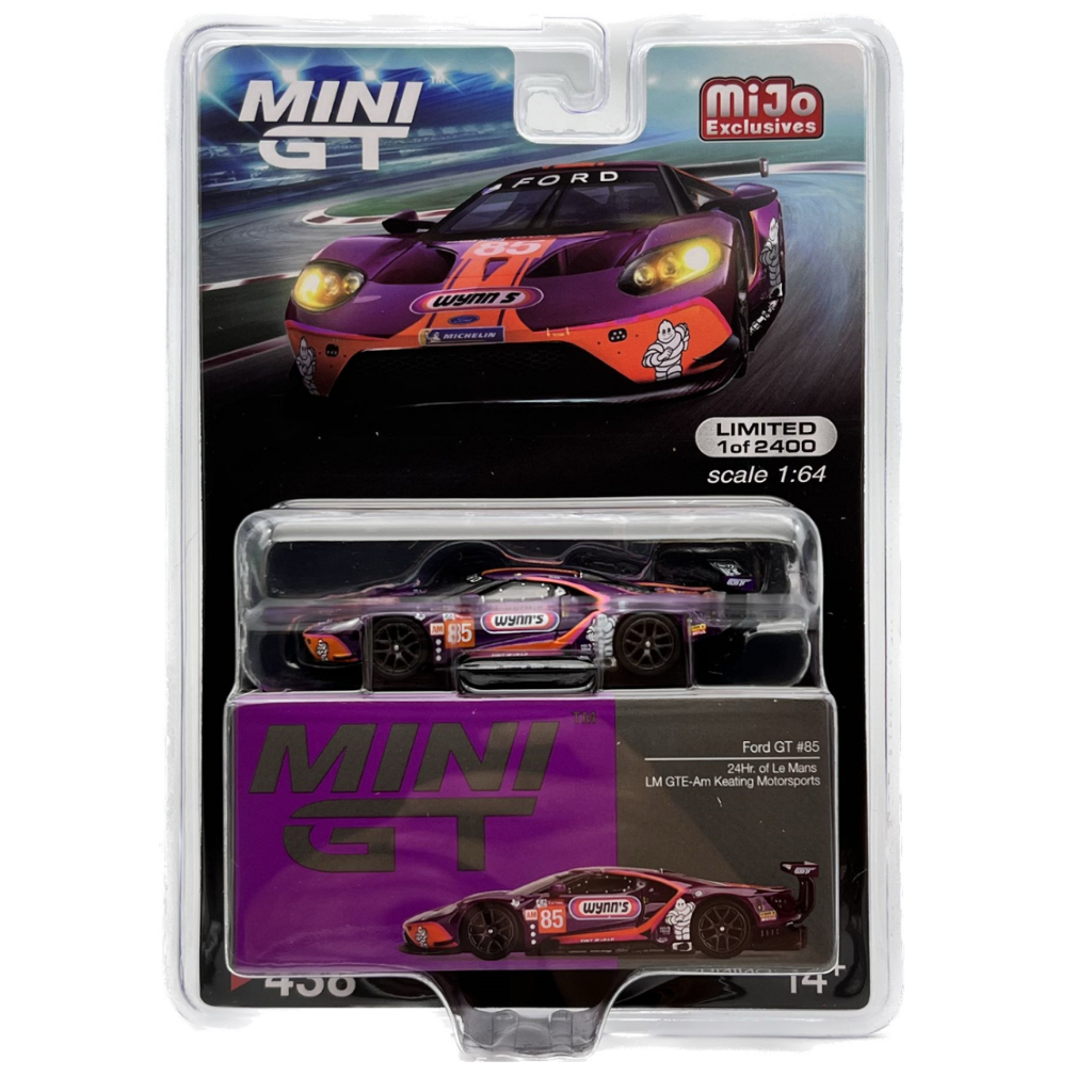 Mini GT 1/64 ( 438 ) Ford GT - 85 2019 24 Hrs of Le Mans - LM GTE-Am ...